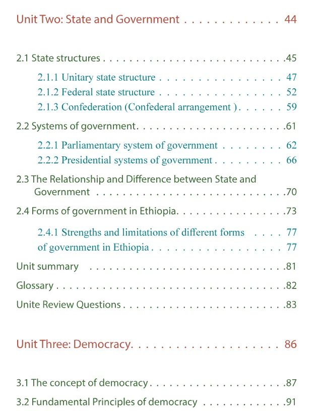 Grade 8 Citizenship Education Student Textbook PDF - New Ethiopian Curriculum | Kehulum
